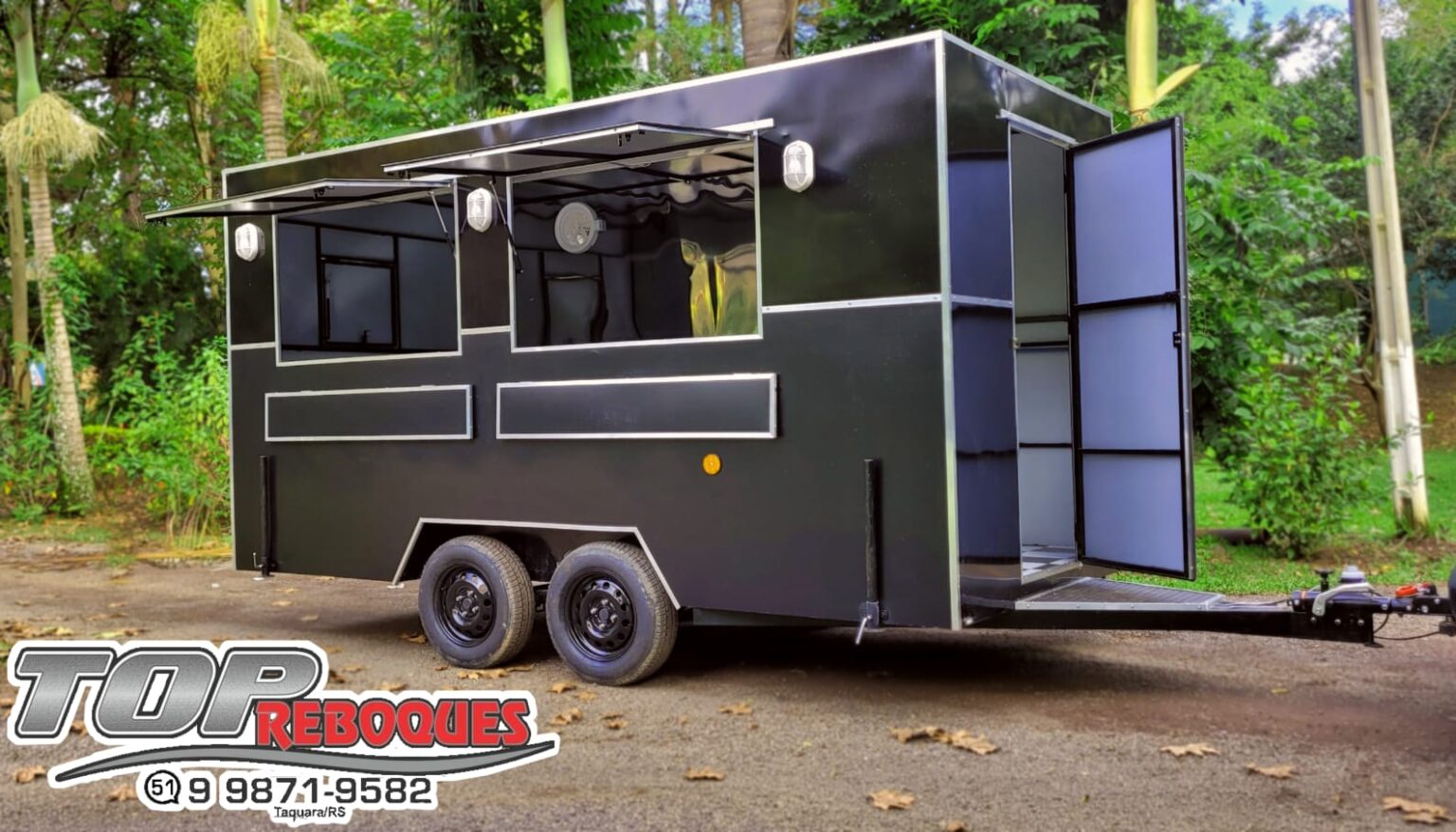 TRAILER PARA LANCHE COM 4 METROS – R3 – Top Reboques